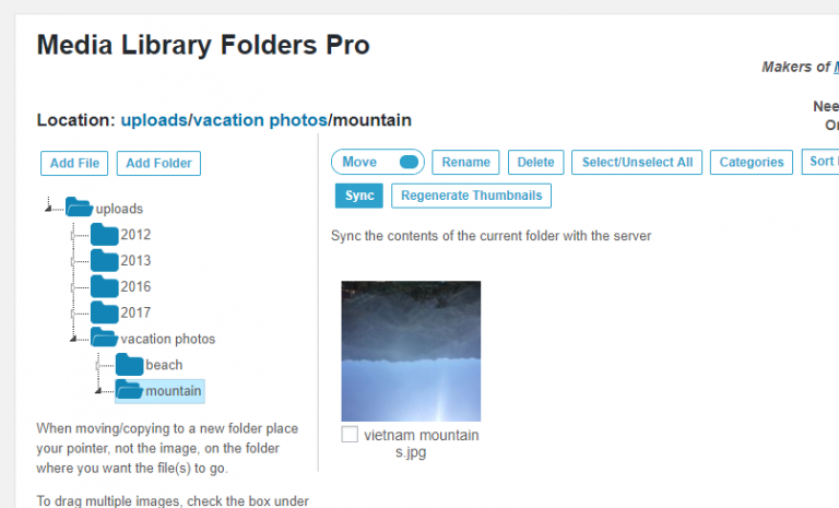 Sync Your WordPress Media Library With FTP Folders