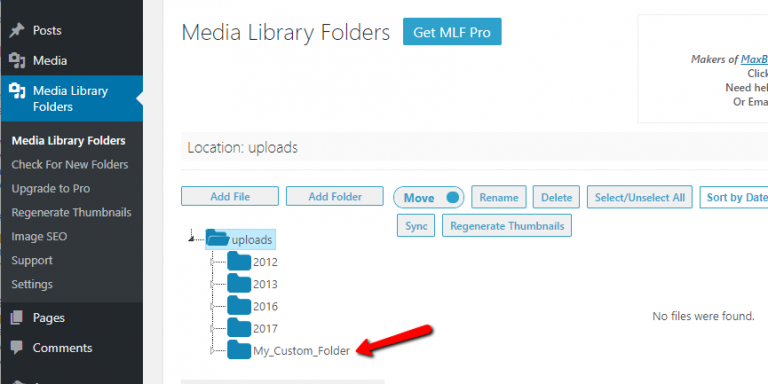 How To Add And Organize Custom Folders To WordPress Media Library