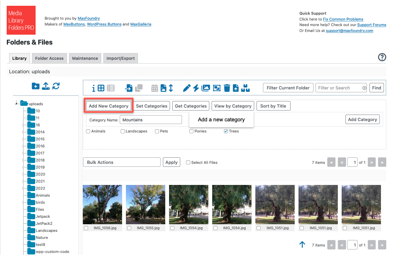 MEDIA LIBRARY FOLDERS QUICKSTART | WordPress Gallery Plugin